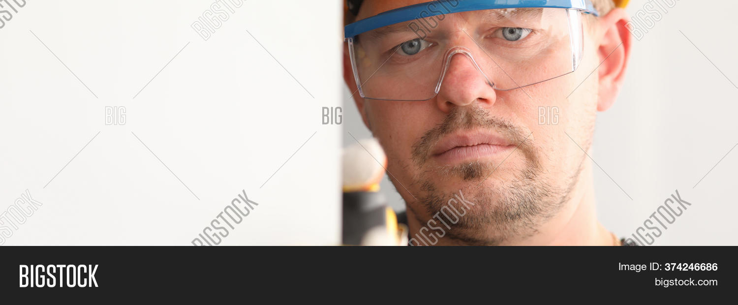 Repairman Helmet Mask Image & Photo (Free Trial) | Bigstock