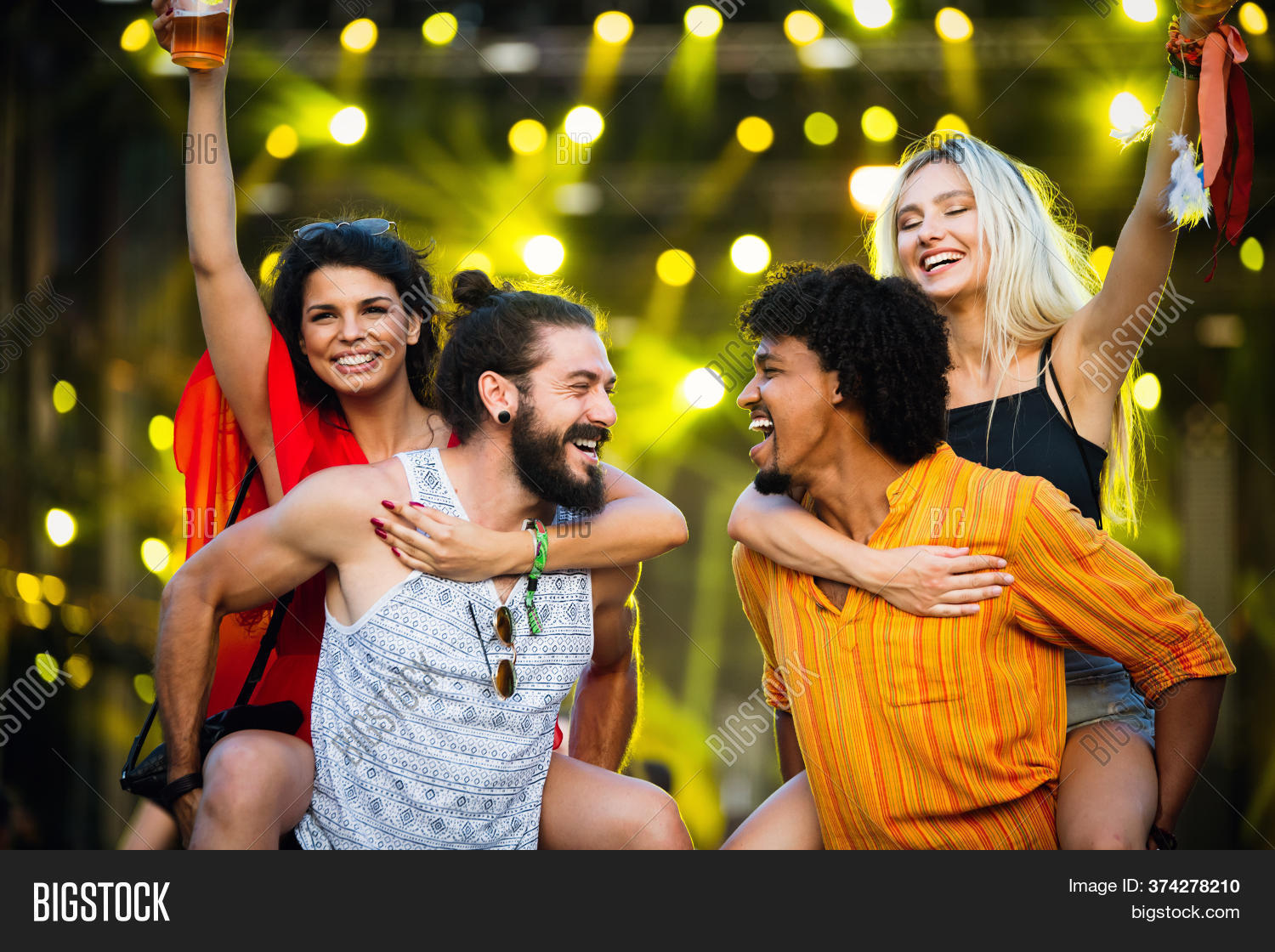 Happy Young Group Image & Photo (Free Trial) | Bigstock