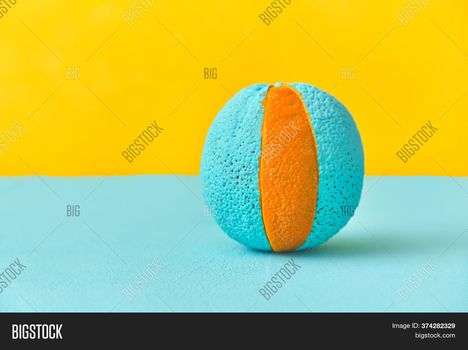 Painted Orange Cyan Image & Photo (Free Trial) | Bigstock