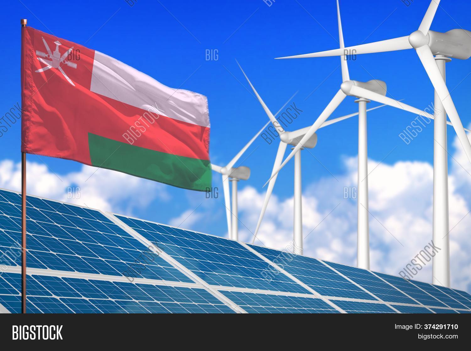 Oman Solar Wind Energy Image & Photo (Free Trial) | Bigstock