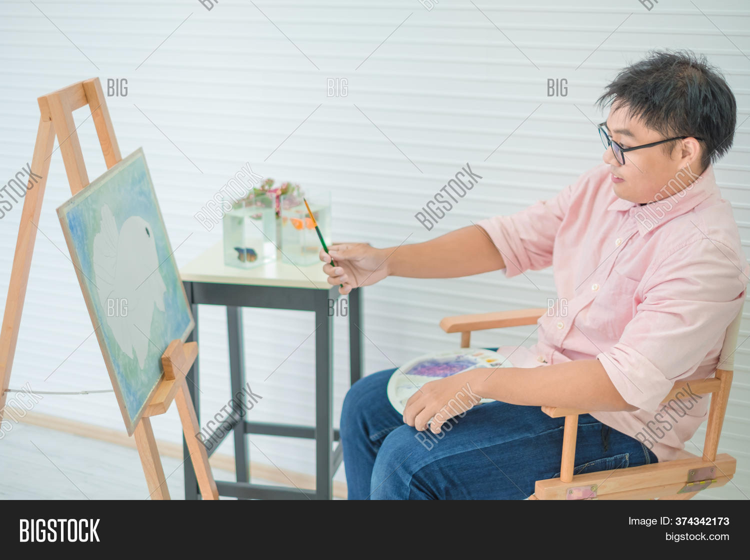 Young Man Asian Artist Image & Photo (Free Trial) | Bigstock