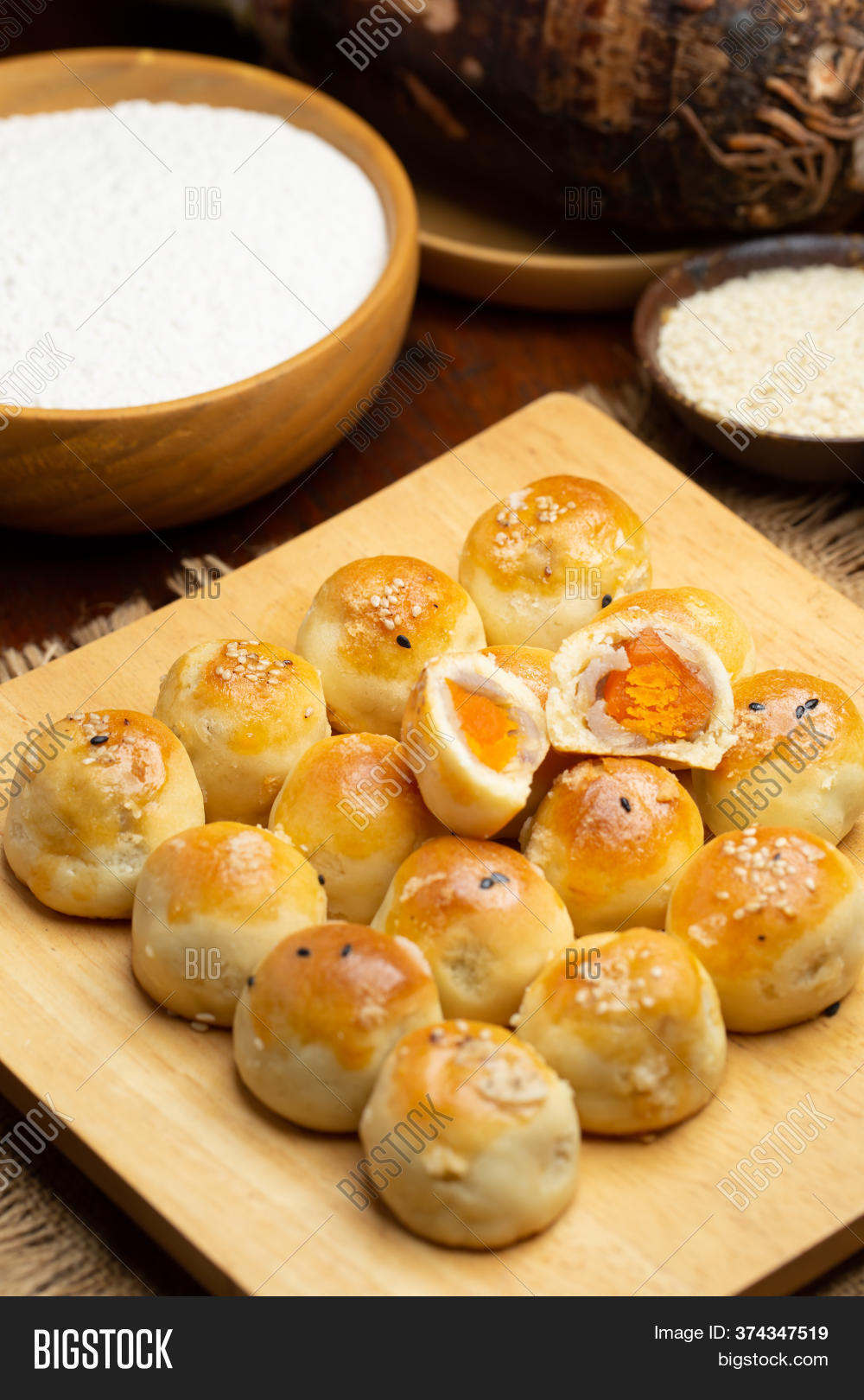 Chinese Pastry Filled Image & Photo (Free Trial) | Bigstock