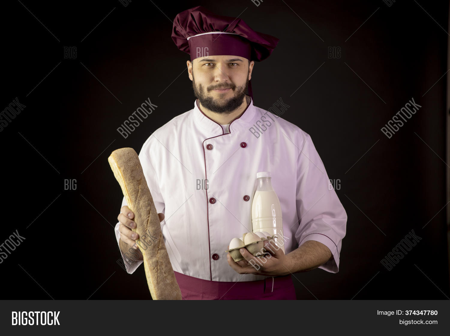 Handsome Bearded Chef Image & Photo (Free Trial) | Bigstock