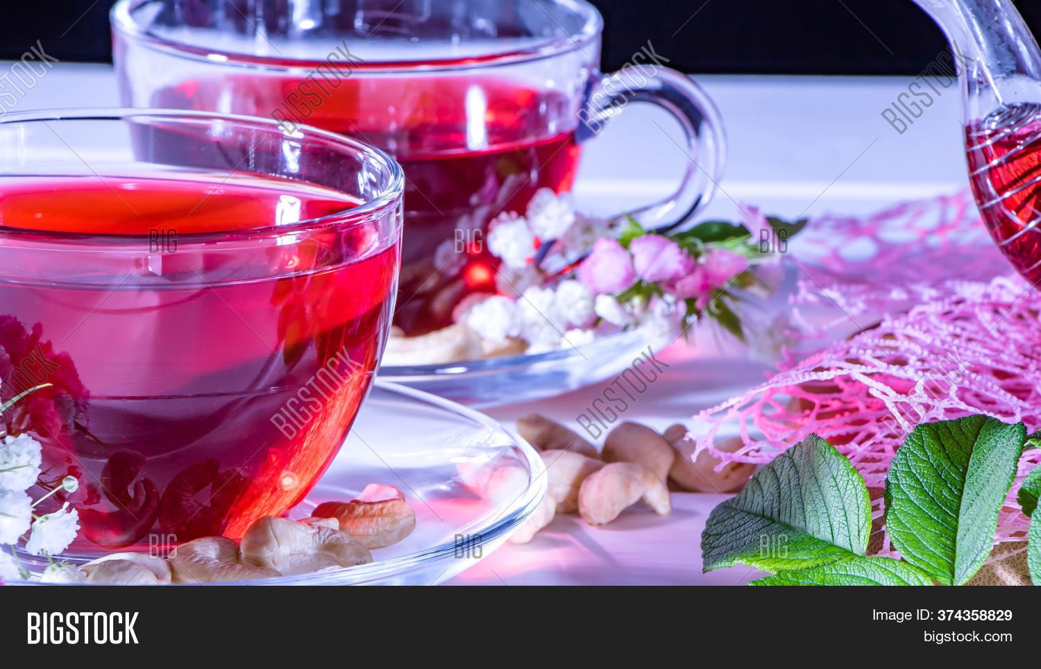 Red Hot Hibiscus Tea Image & Photo (Free Trial) | Bigstock
