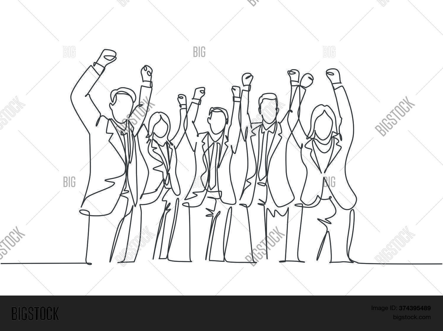 One Single Line Vector & Photo (Free Trial) | Bigstock