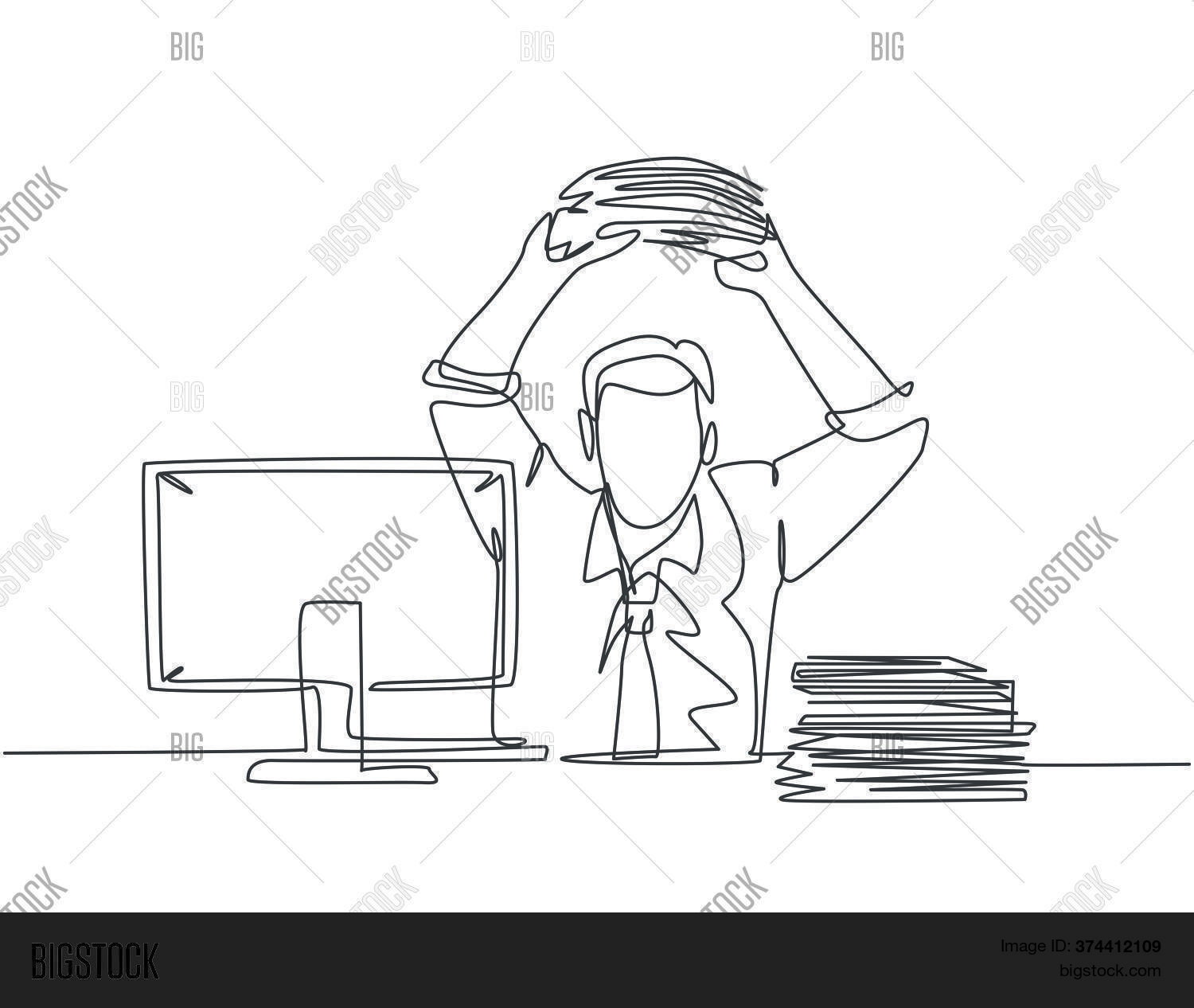 One Single Line Vector & Photo (Free Trial) | Bigstock