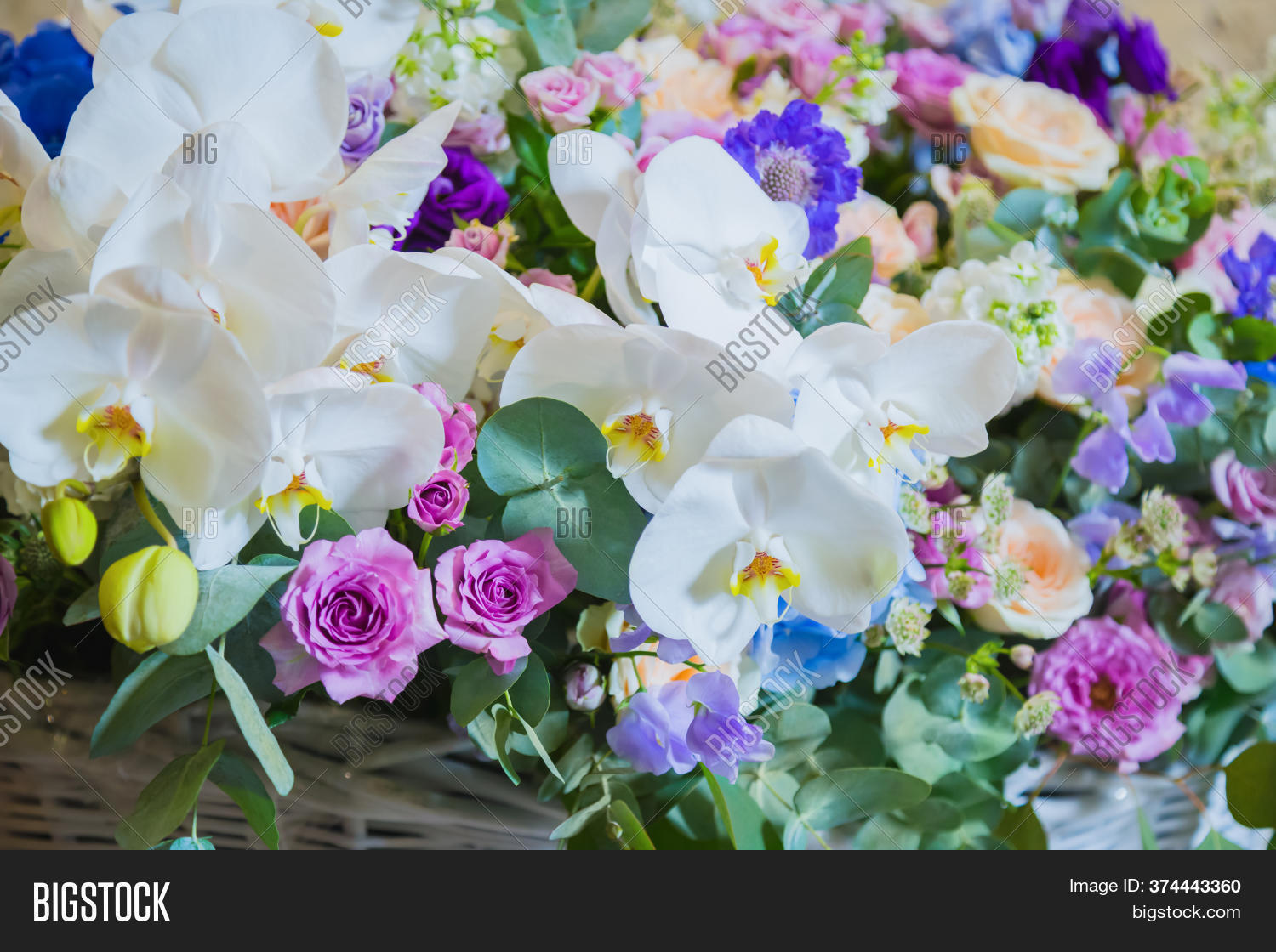 Large Floral Basket Image & Photo (Free Trial) | Bigstock