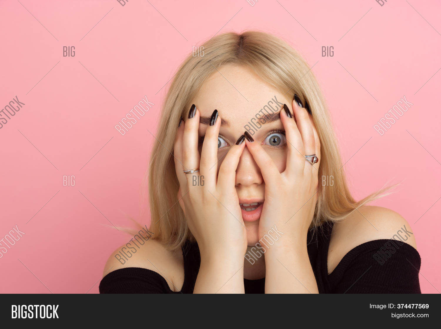 Shocked Hiding Face. Image & Photo (Free Trial) | Bigstock