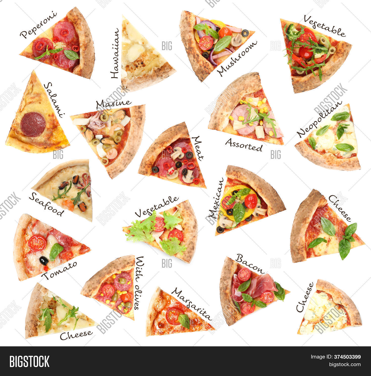 Set Slices Different Image & Photo (Free Trial) | Bigstock