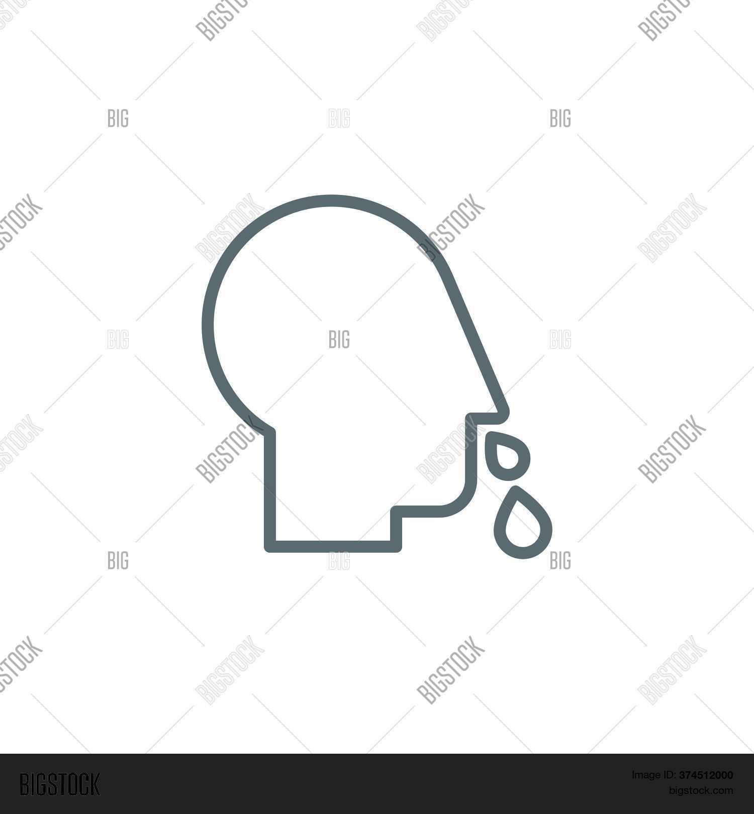 Runny Nose Vector Vector & Photo (Free Trial) | Bigstock