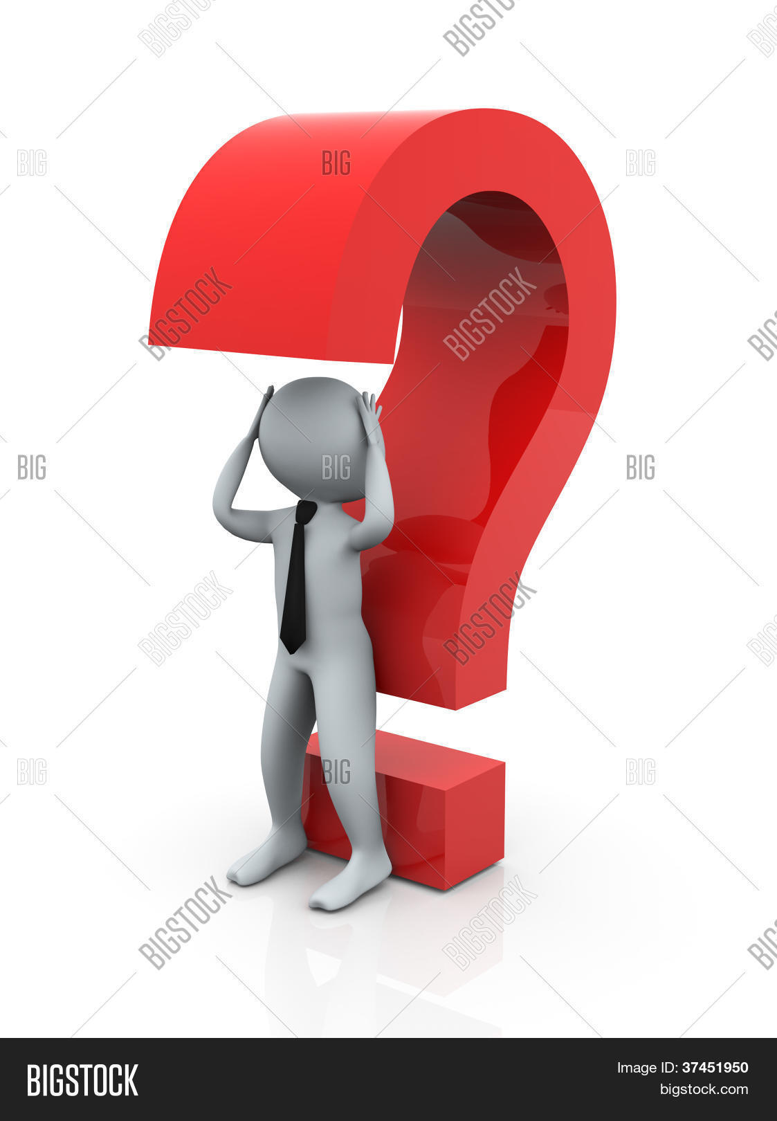 3d Person Question Image & Photo (Free Trial) | Bigstock
