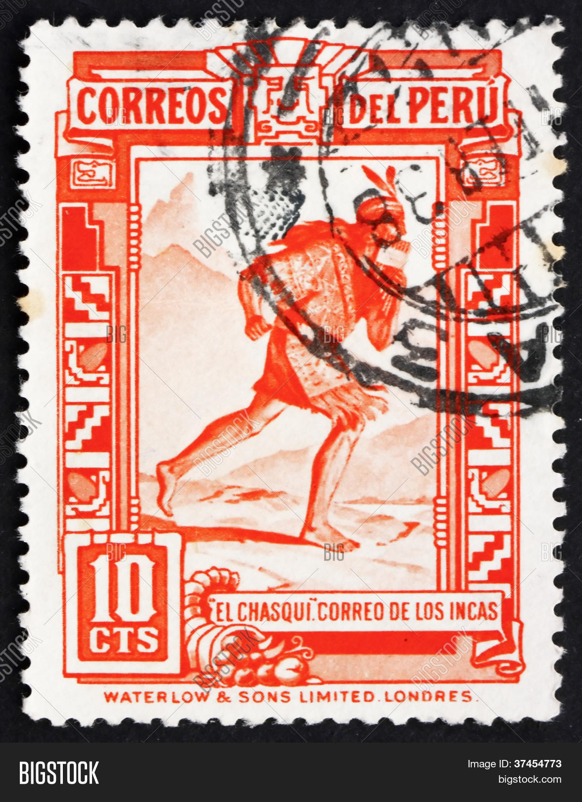 Postage Stamp Peru Image & Photo (Free Trial) | Bigstock