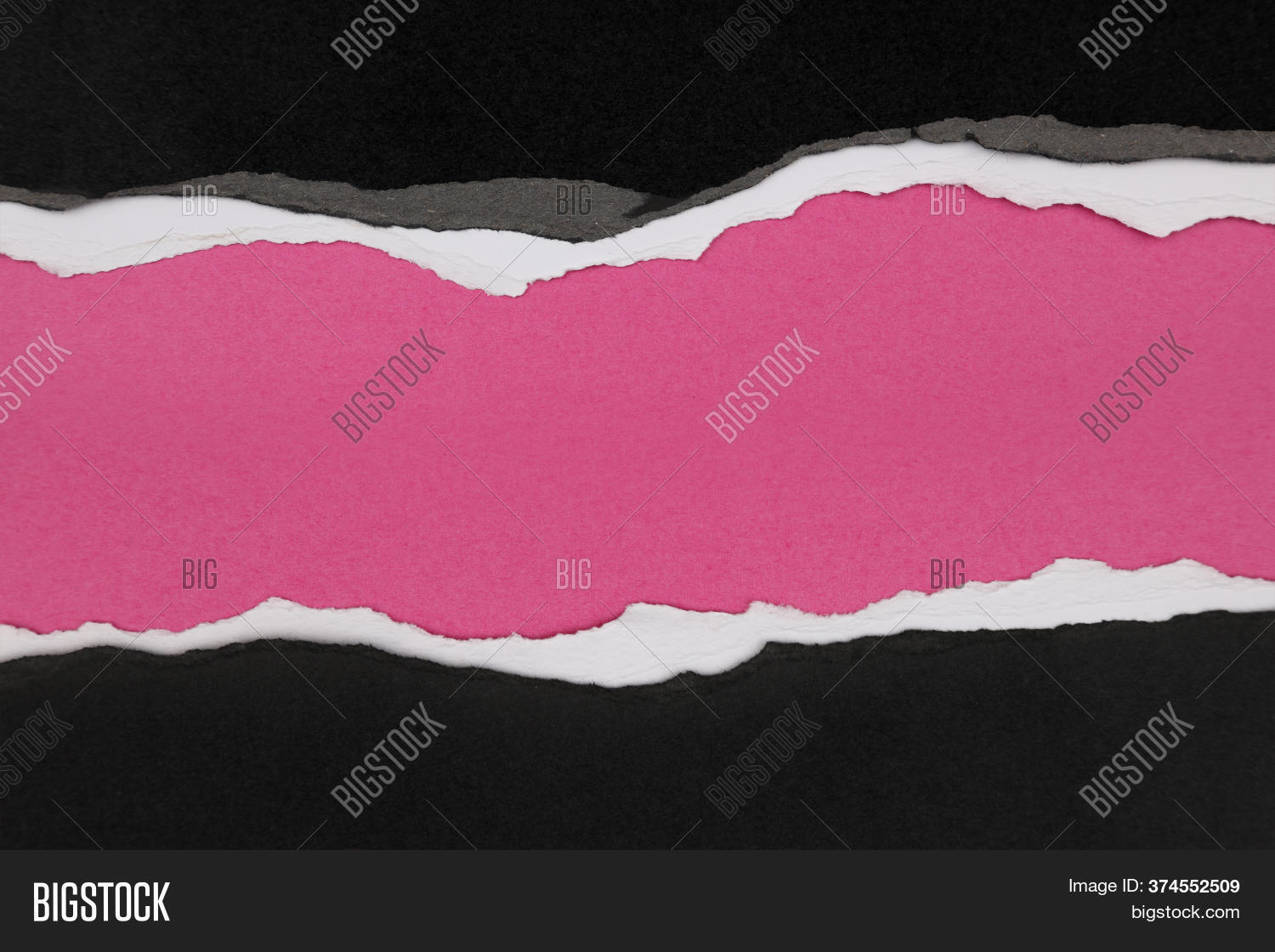 Ripped Paper On Pink Image & Photo (Free Trial) | Bigstock