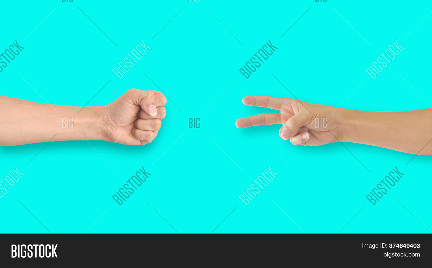 Two Hands Playing Rock Image & Photo (Free Trial) | Bigstock