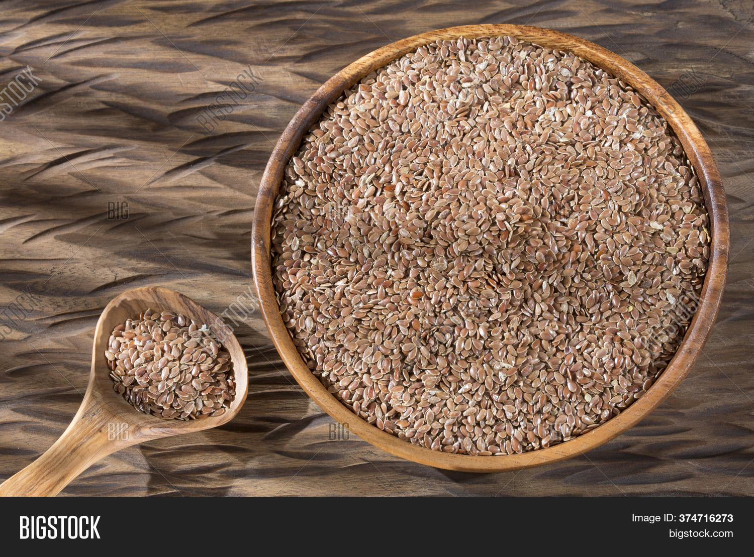 Linseed Organic Seeds Image & Photo (Free Trial) | Bigstock