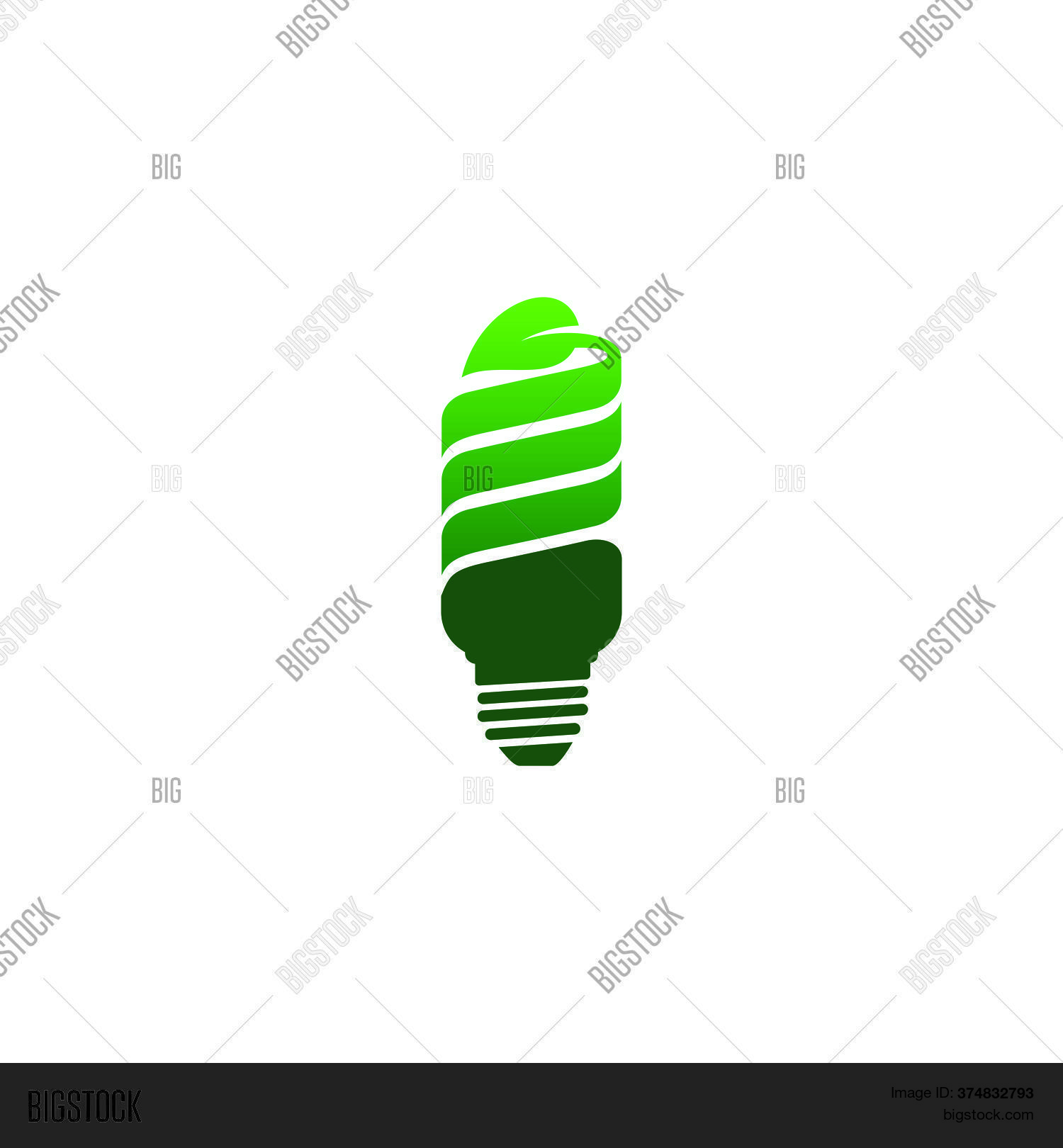 Fluorescent Lamp Leaf Vector & Photo (Free Trial) | Bigstock