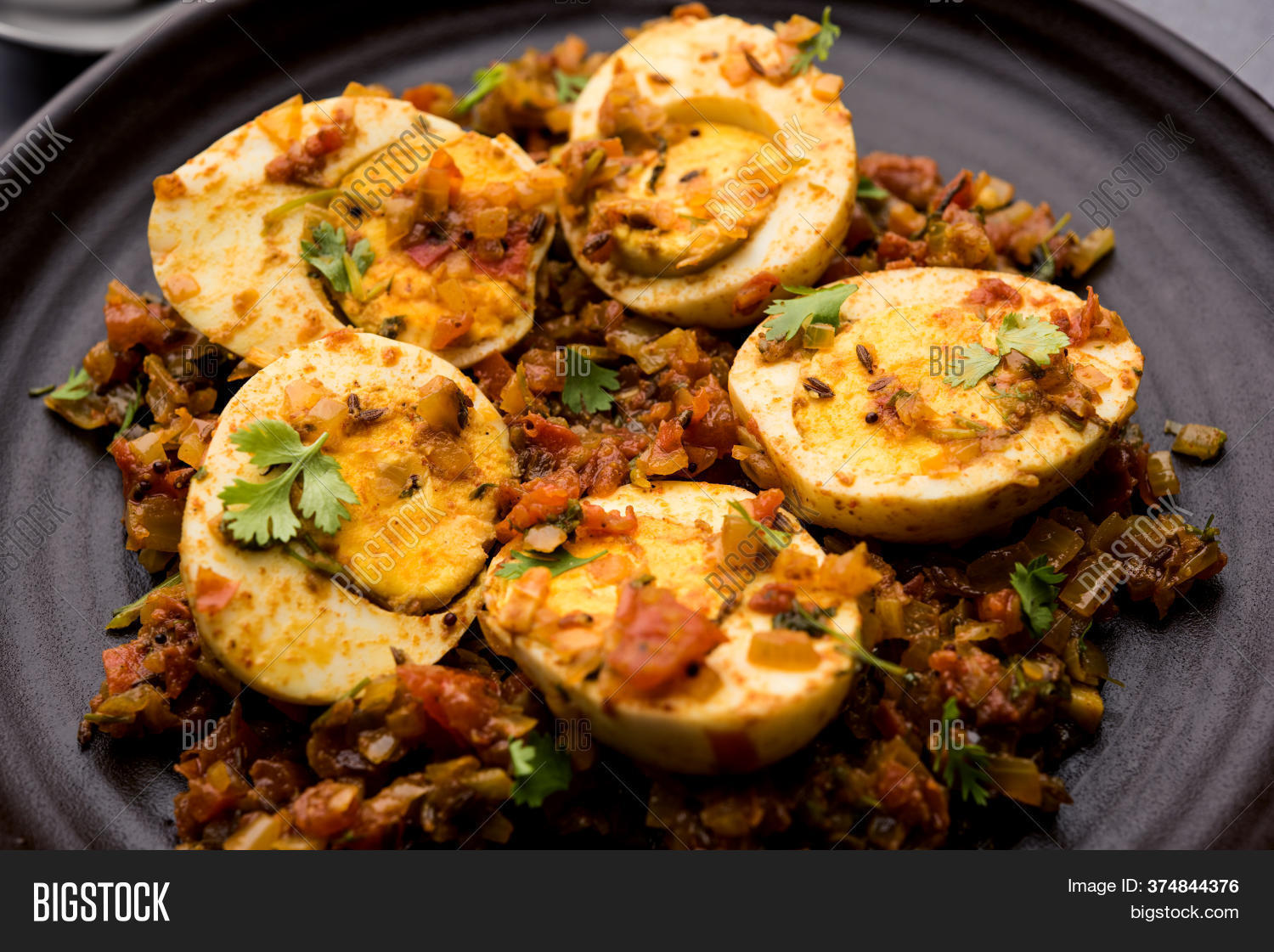 Masala Anda Fry Made Image & Photo (Free Trial) | Bigstock