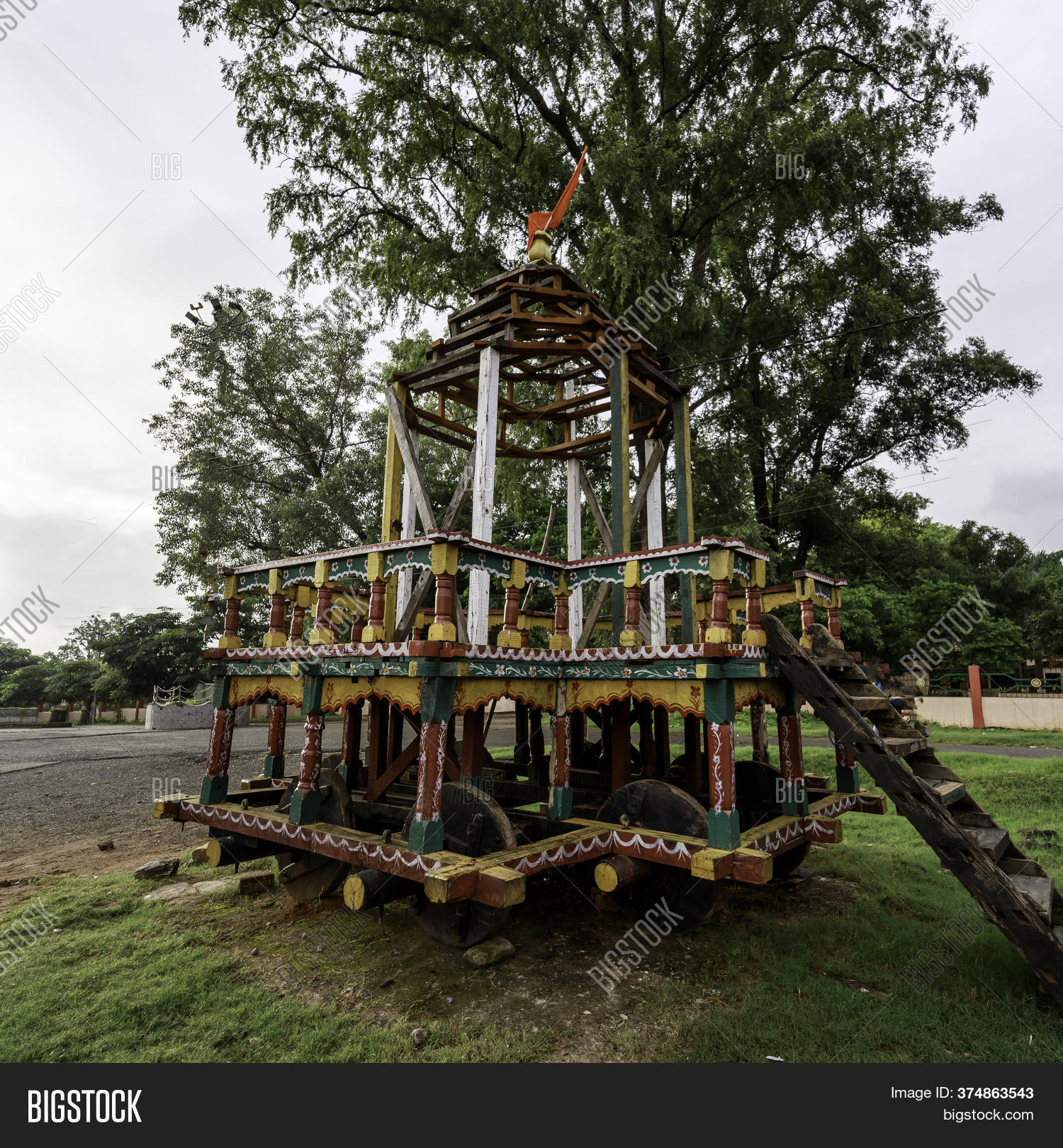 Chariot Ancient Indian Image & Photo (Free Trial) | Bigstock
