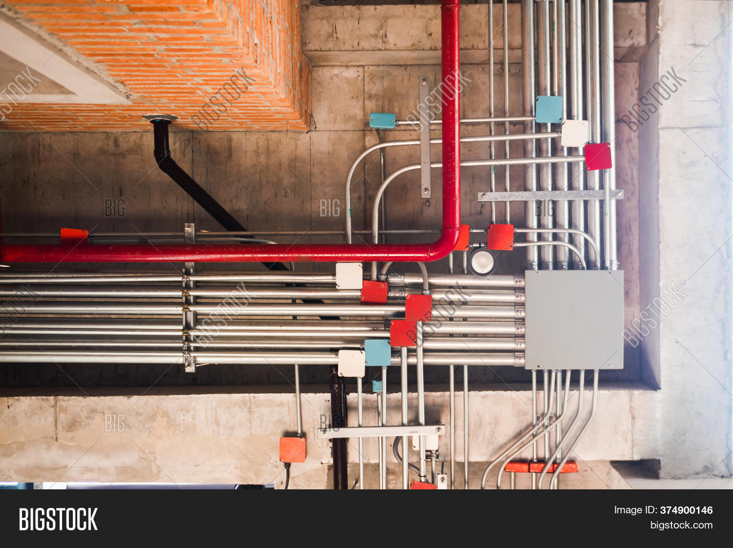 Wiring Pipe System Image & Photo (Free Trial) | Bigstock
