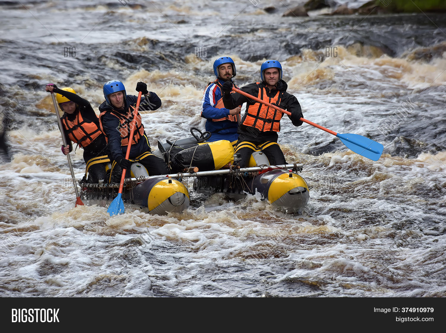 Rafting On Rafts Image & Photo (Free Trial) | Bigstock