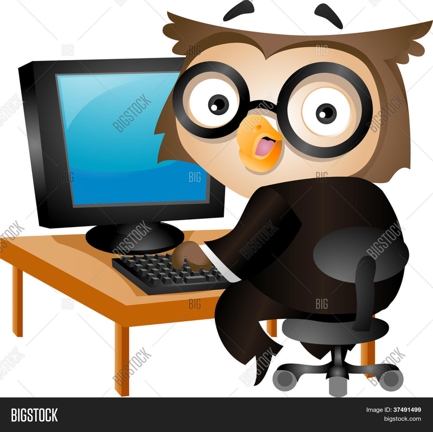 Illustration Owl Vector & Photo (Free Trial) | Bigstock