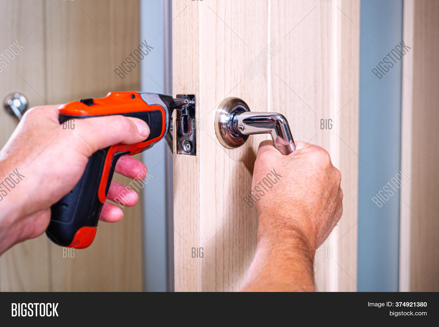 Repair Door Handle. Image & Photo (Free Trial) | Bigstock