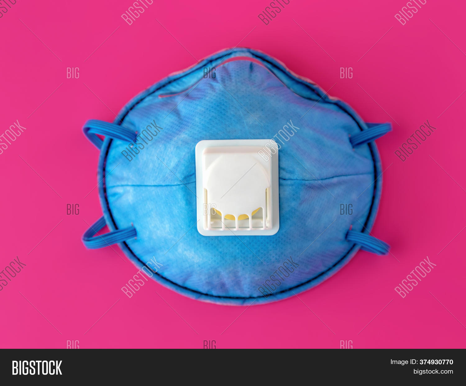 Blue Respirator On Image & Photo (Free Trial) | Bigstock