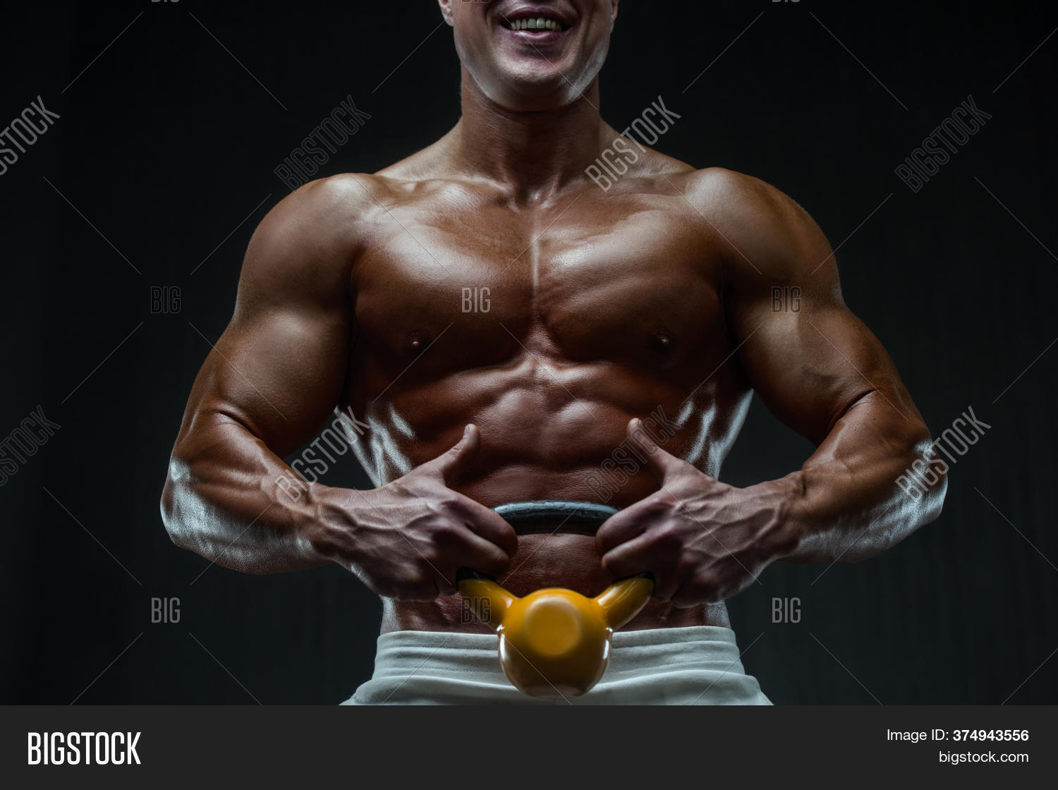 Fitness Man Pumping Image & Photo (Free Trial) | Bigstock
