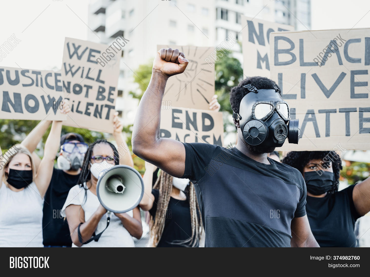 Activist Wearing Gas Image & Photo (Free Trial) | Bigstock