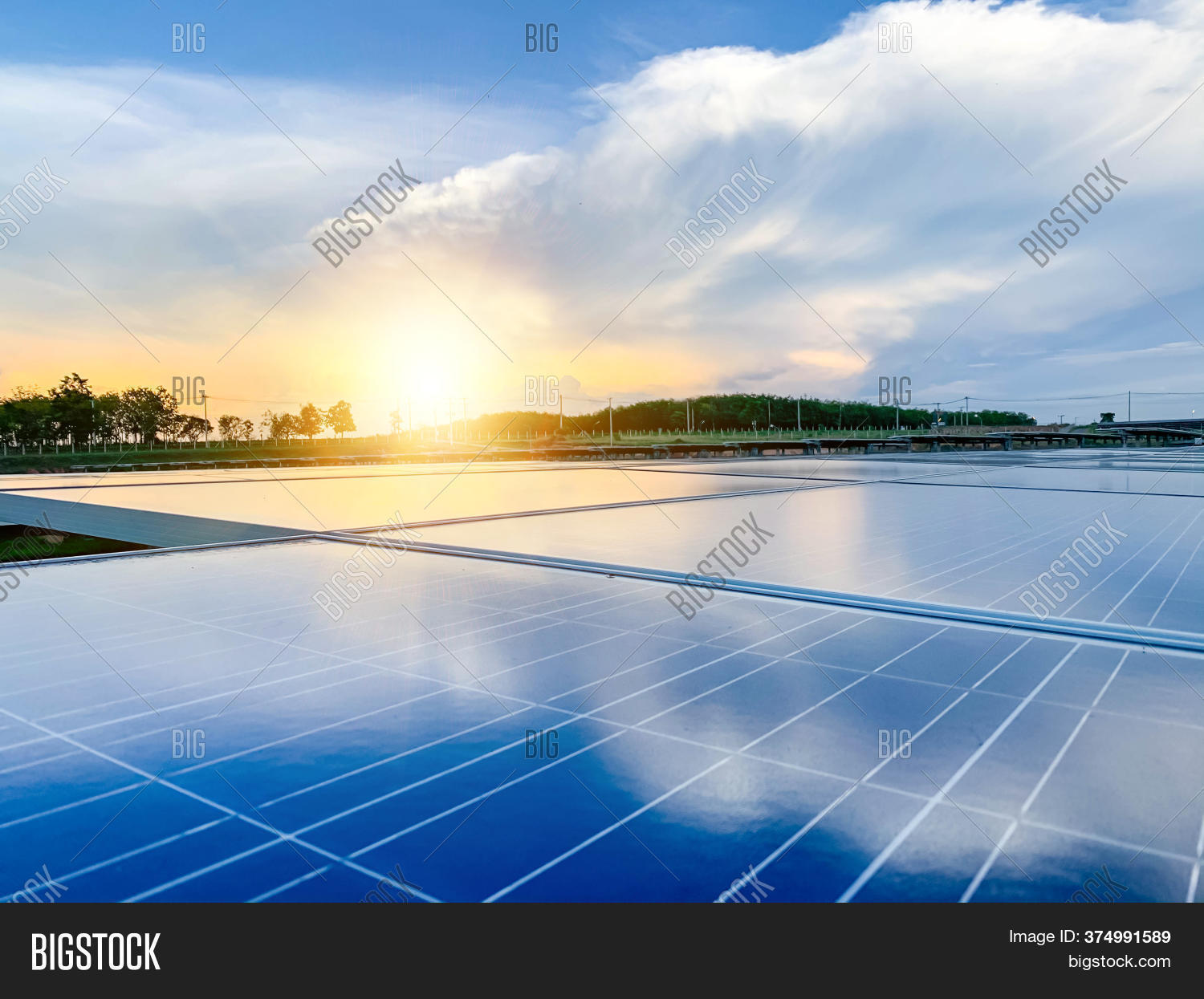 Solar Plant(solar Cell Image & Photo (Free Trial) | Bigstock