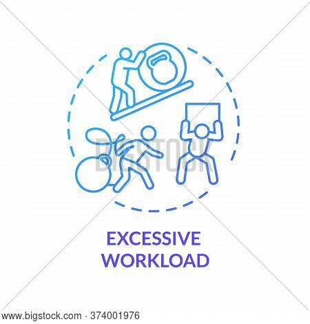 Excessive Workload Vector & Photo (Free Trial) | Bigstock