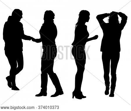 Young Women Talk Each Image & Photo (Free Trial) | Bigstock