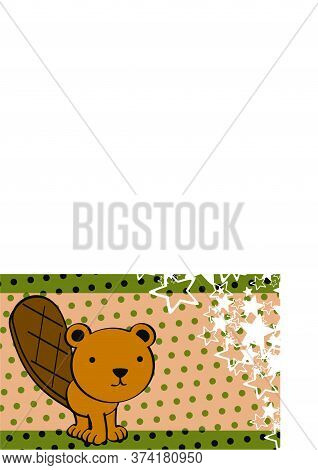 Cute Kawaii Beaver Vector & Photo (Free Trial) | Bigstock
