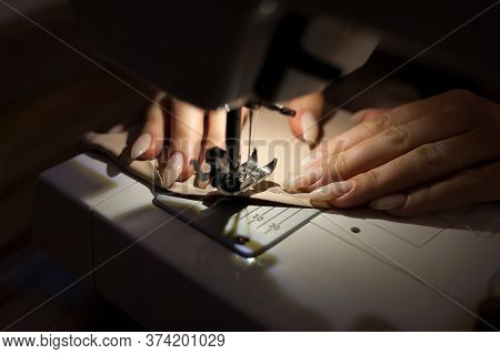 Woman Sewing Sewing Image & Photo (Free Trial) | Bigstock