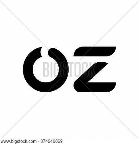 Initial Letter Oz Vector & Photo (Free Trial) | Bigstock
