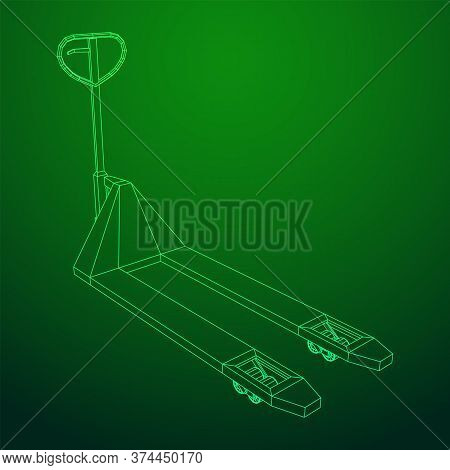 Hand Pallet Jack Lift Vector & Photo (Free Trial) | Bigstock