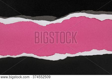 Ripped Paper On Pink Image & Photo (Free Trial) | Bigstock