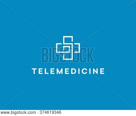 Telemedicine Logo. Vector & Photo (Free Trial) | Bigstock