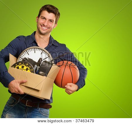 Man Holding Objects On Image & Photo (Free Trial) | Bigstock
