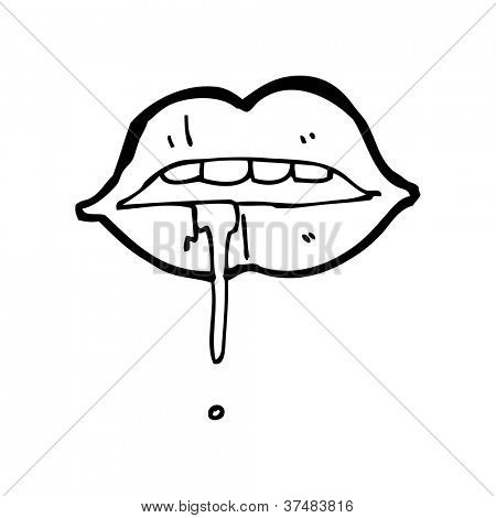 Cartoon Drooling Mouth Image & Photo (Free Trial) | Bigstock