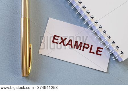 Example Word Image & Photo (Free Trial) | Bigstock