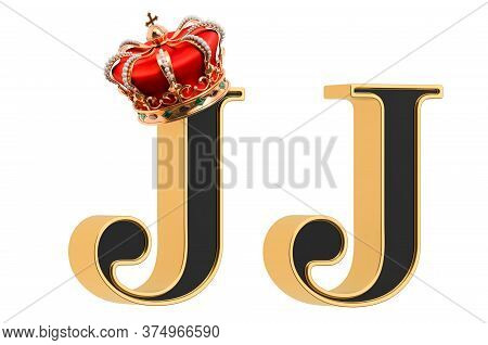 Letters J Gold Crown Image & Photo (Free Trial) | Bigstock
