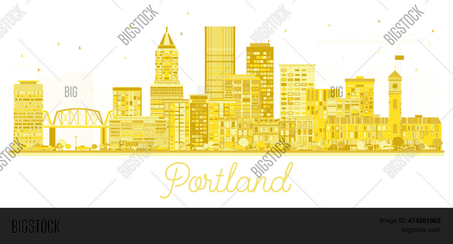 Portland Oregon City Vector & Photo (Free Trial) | Bigstock