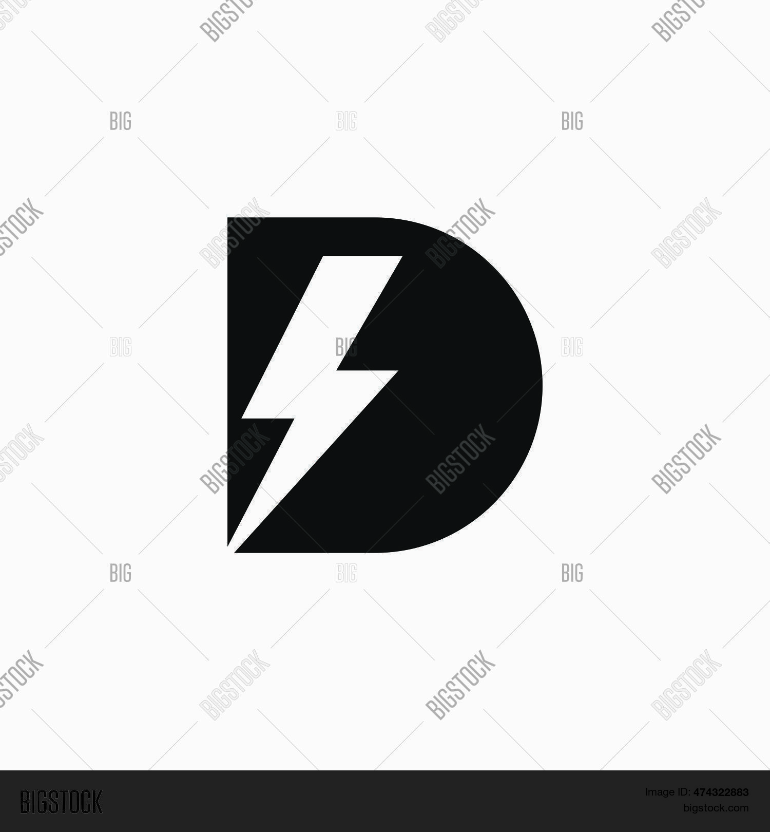 D Letter Logo Vector & Photo (Free Trial) | Bigstock