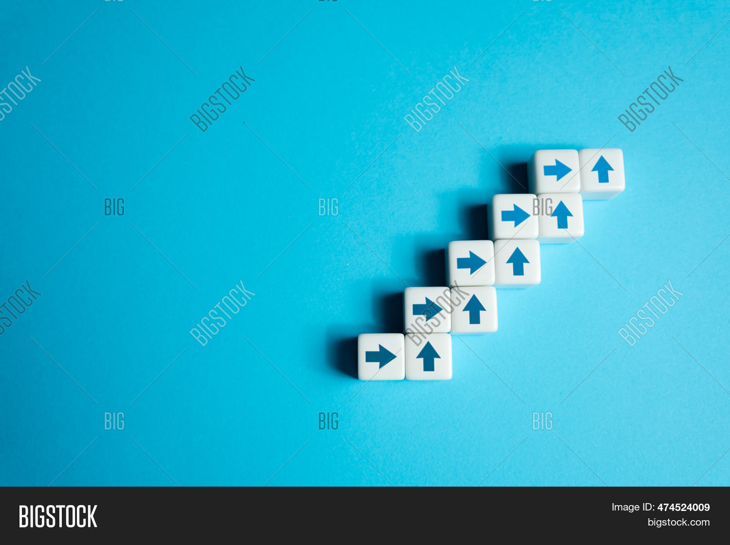 Steps Blocks Arrows. Image & Photo (Free Trial) | Bigstock