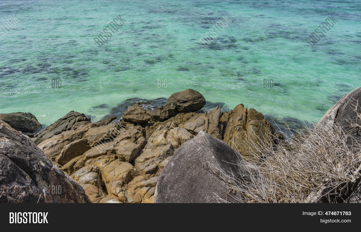 Rocky Slope Island Image & Photo (Free Trial) | Bigstock