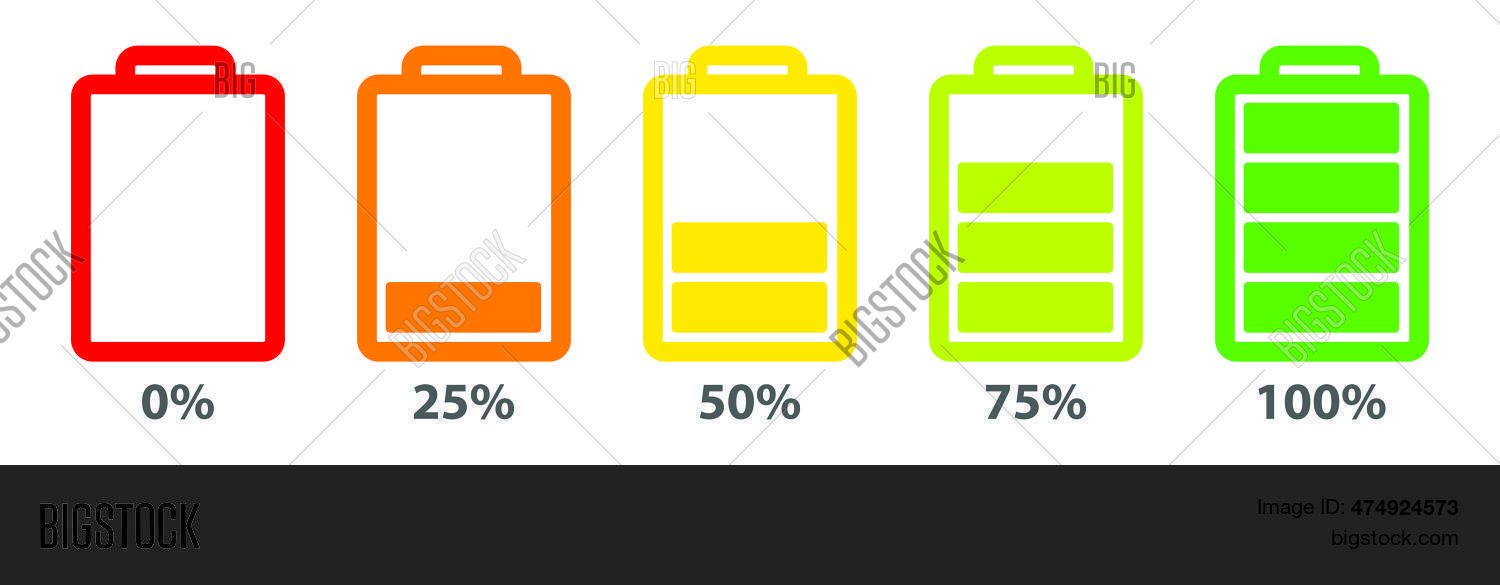Smartphone Battery Vector & Photo (Free Trial) | Bigstock