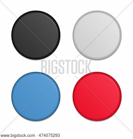 Blank Badges Vector & Photo (Free Trial) | Bigstock
