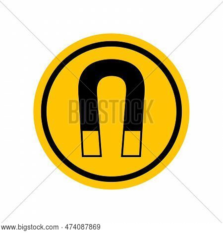 Magnetic Field Sign. Vector & Photo (Free Trial) | Bigstock