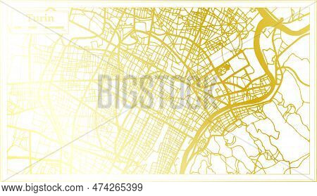 Turin Italy City Map Vector & Photo (Free Trial) | Bigstock